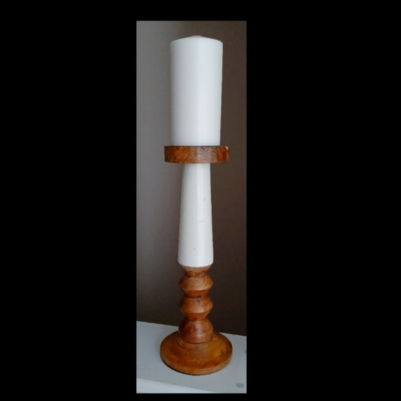 Broyhill | Accents | New Beautiful Wooden Candle Holder By Broyhill ...